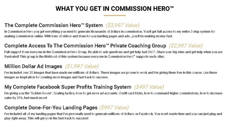What’s the Commission Hero?: An Eye-Opening Review