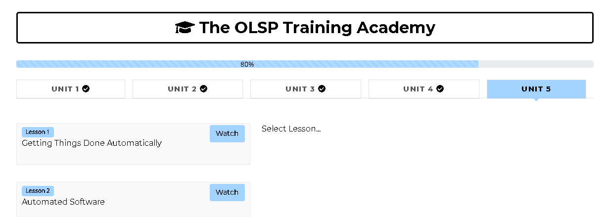 The OLSP System Review Update – It Just Got Better